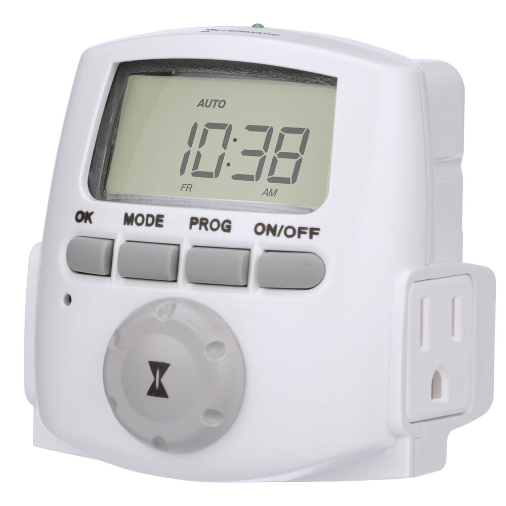 How do I program my landscape lighting timer?