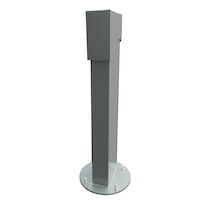 global | OP2GY24 24" Gray Single-Gang Power Pedestal | Intermatic