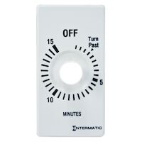 main | FD15MPW 15-Min White Spring Wound Countdown Timer Plate | Intermatic