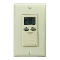 main | 7-Day Standard Programmable Timer, 125 VAC, 15A, Ivory